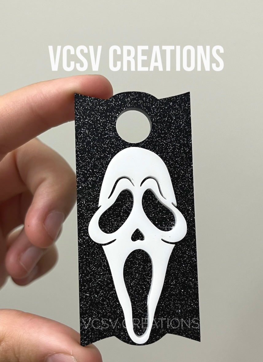 Black Glitter Ghost Face – VCSV CREATIONS